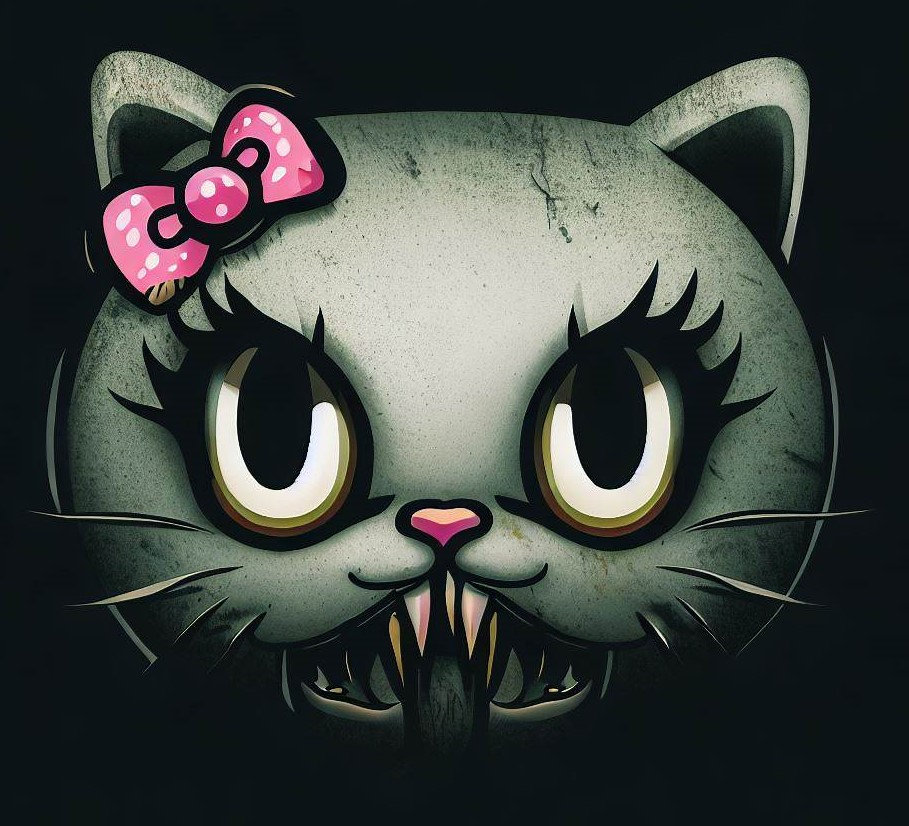 Scary AI Kitty - Etsy