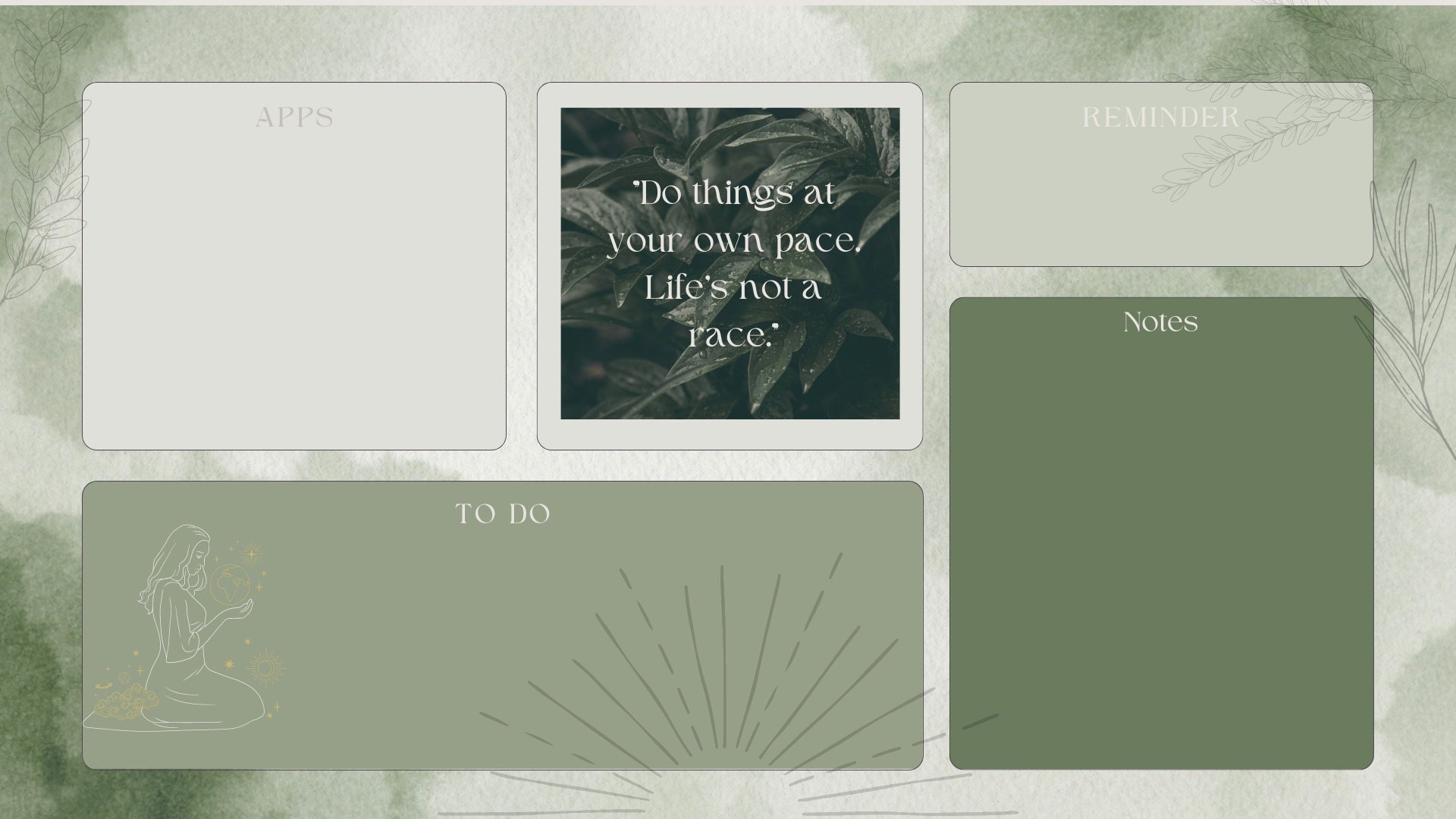 Sage Green Desktop Wallpaper Aesthetic Minimalist Desktop, 46% OFF