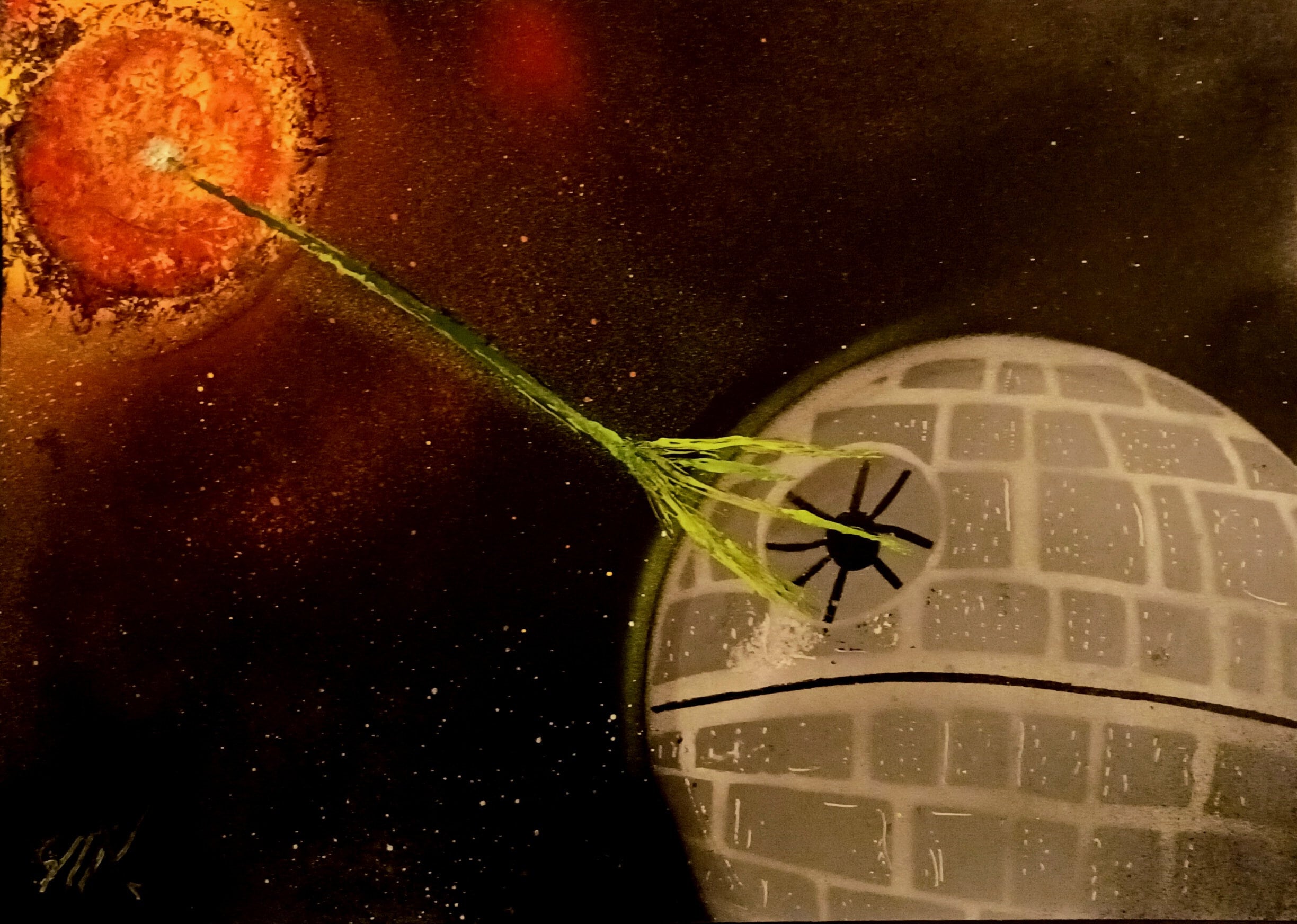 Death Star Destroying Alderaan