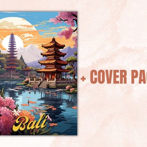 65 Bali City Coloring Book, Printable PDF, Indonesia Scenes Coloring ...