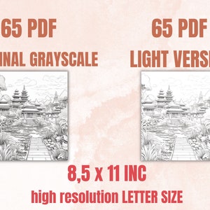 65 Bali City Coloring Book, Printable PDF, Indonesia Scenes Coloring ...