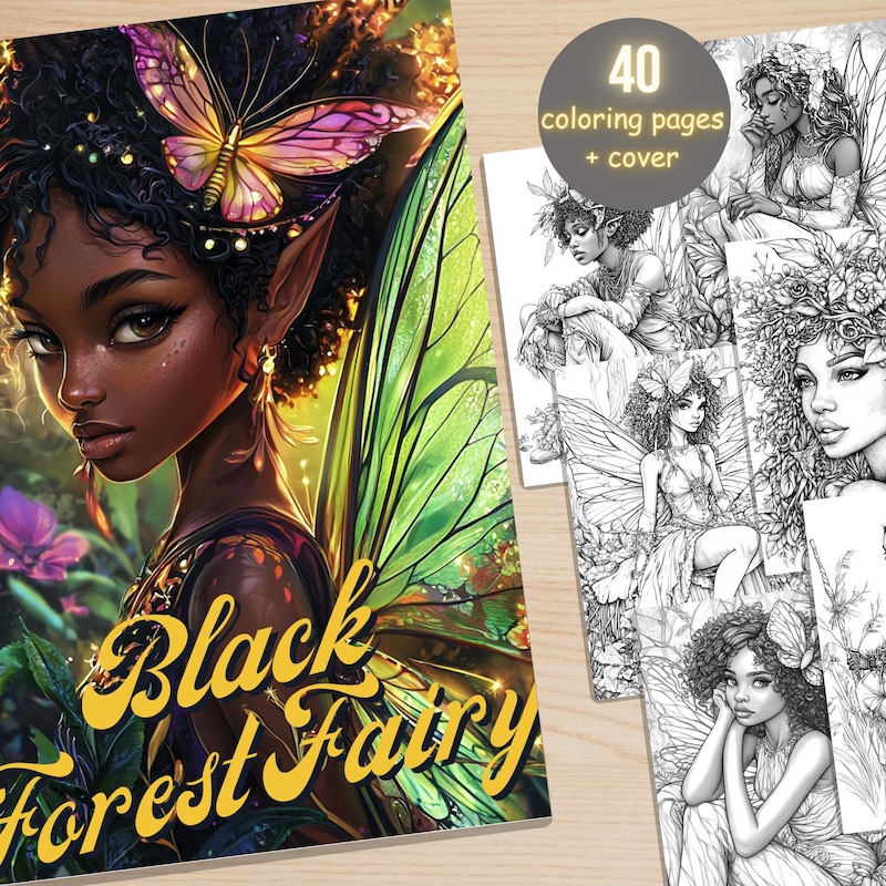 Coloring Book Afro - Etsy