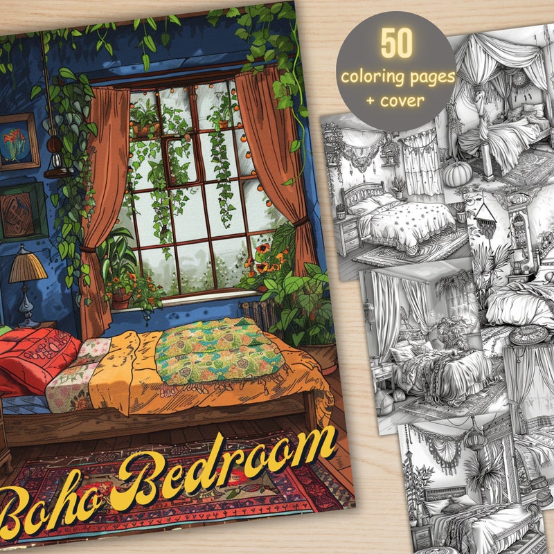 Bohemian Bedroom Design - Etsy