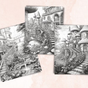 27 Secret Garden Coloring Book, Printable Enchanted Garden Coloring ...