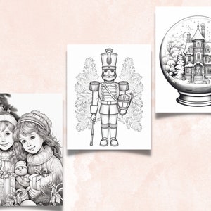 78 Christmas Big Bundle Coloring Book, Printable Xmas Santa Claus ...