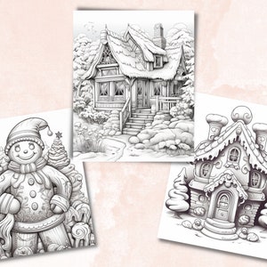 78 Christmas Big Bundle Coloring Book, Printable Xmas Santa Claus ...