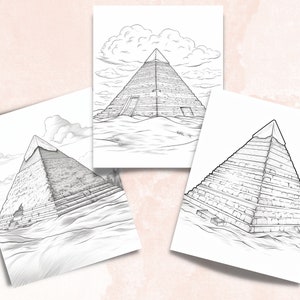 27 Ancient Egypt Mythology Design Coloring Book, Printable PDF, Gods ...