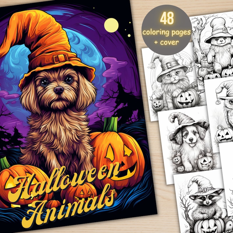 Summerween Coloring Pages - Etsy