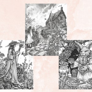 60 Ostara Coloring Book, Printable Pagan Easter Bunny Coloring Pages ...