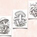 37 Blooming Mushrooms Coloring Book, Printable PDF, Fantasy Floral ...