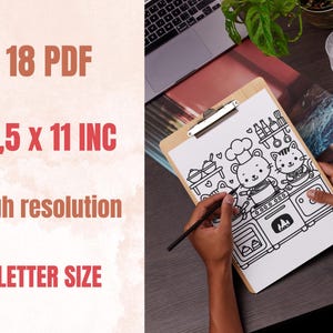 Bold and Easy Coloring Book, Hygge Art Days Coloring Pages, Comfy ...