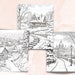 75 Winter Wonderland Coloring Book, Printable Winter Landscape Coloring ...