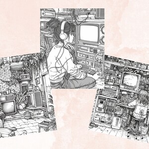 45 Nostalgia 90's Aesthetic Coloring Book, Printable PDF, Retro ...