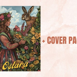 60 Ostara Coloring Book, Printable Pagan Easter Bunny Coloring Pages ...