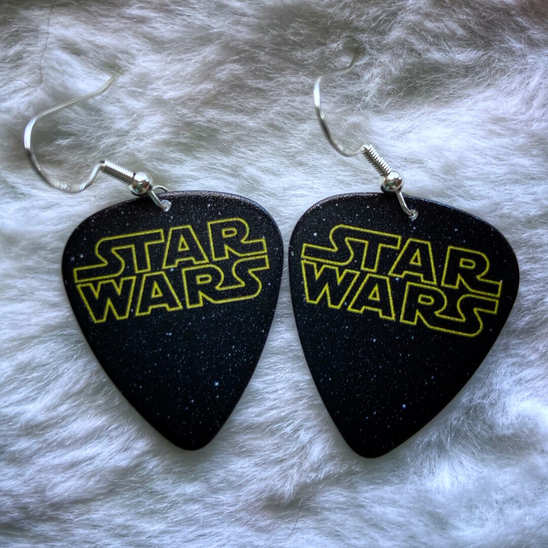 Star Wars Earrings Star Wars Logo Star Wars Fan Jewelry Star Wars Fan ...