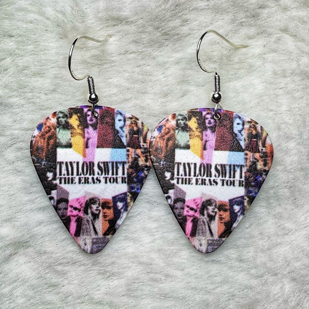 Taylor Swift Earrings Swifties Earrings Repurposed Guitar Pick Earrings ...