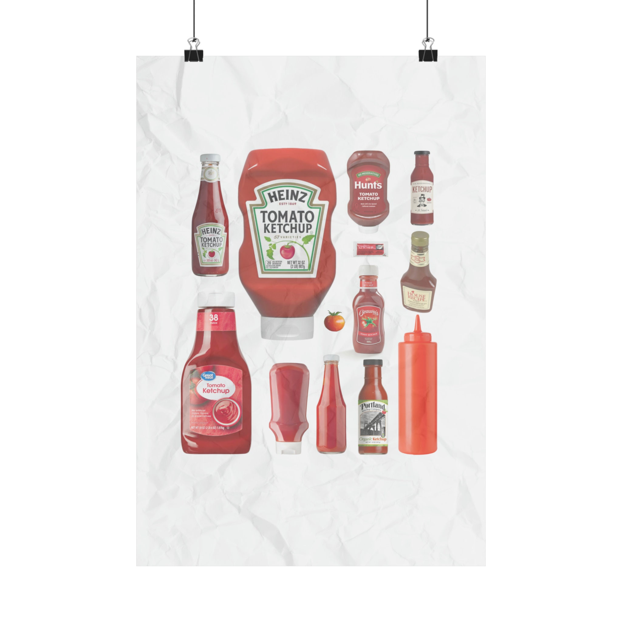 The Ketchup Poster | Matte Vertical Poster Physical Heinz Ketchup ...