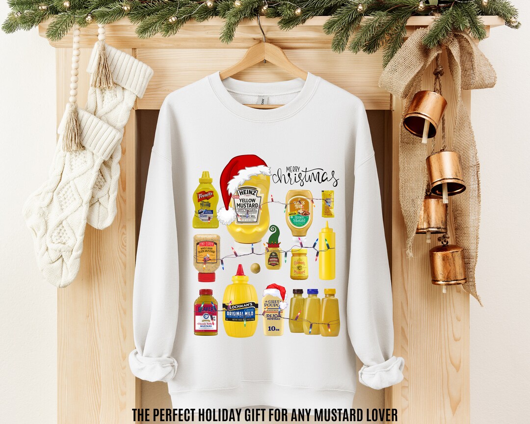 Christmas Mustard Sweatshirt Merry Christmas Heinz Mustard Sweatshirt ...