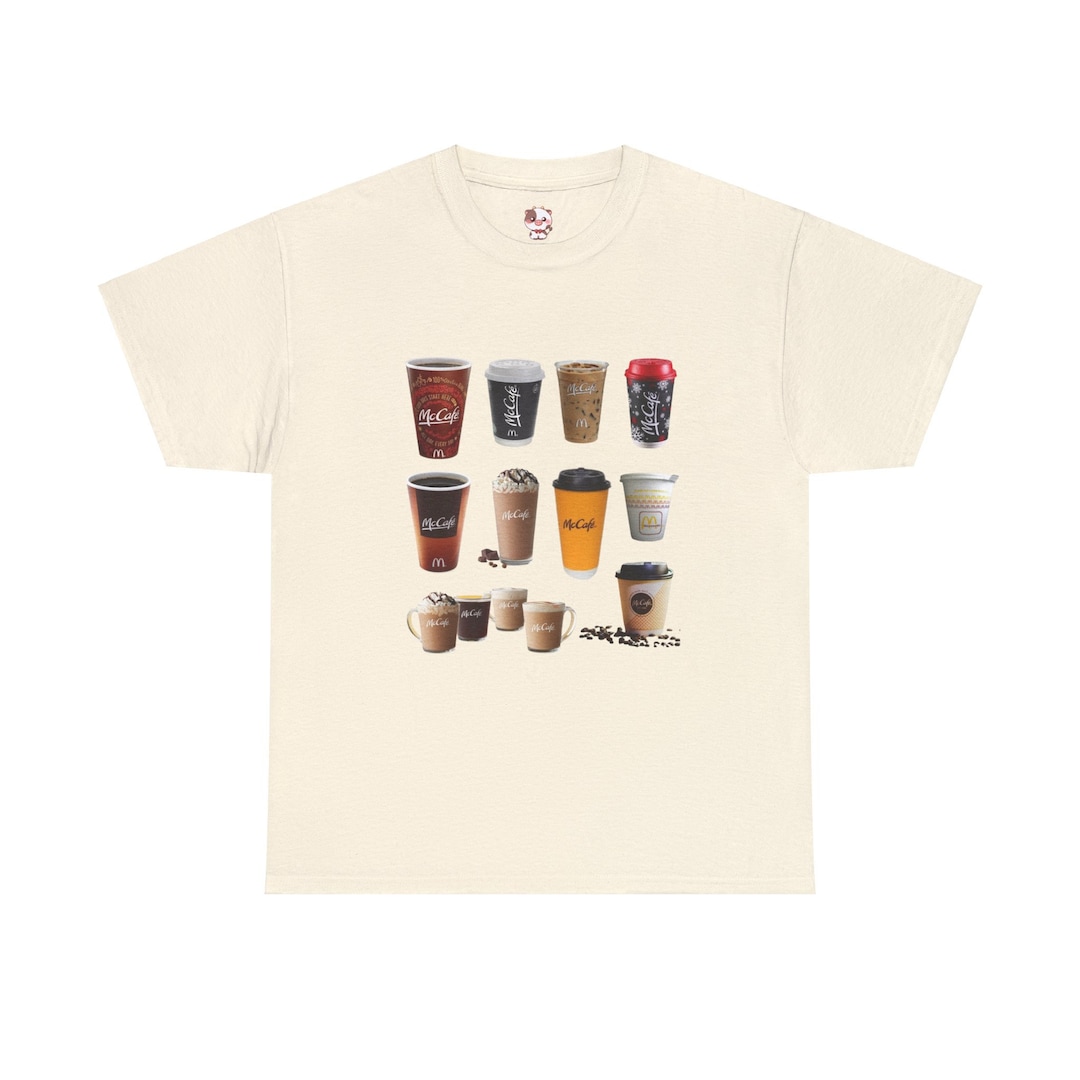 Mcdonald's T-shirt | Mccafe T-shirt | Funny T-shirt | Coffee Shirt ...