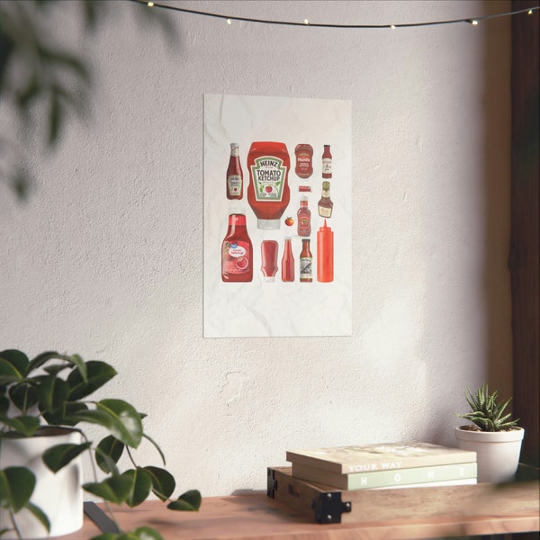 Scared Ketchup Art - Etsy