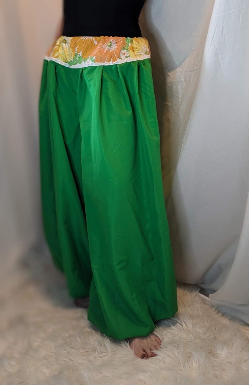 Eco-chic Boho Genie Harem Pants Emerald Genie Princess - Etsy