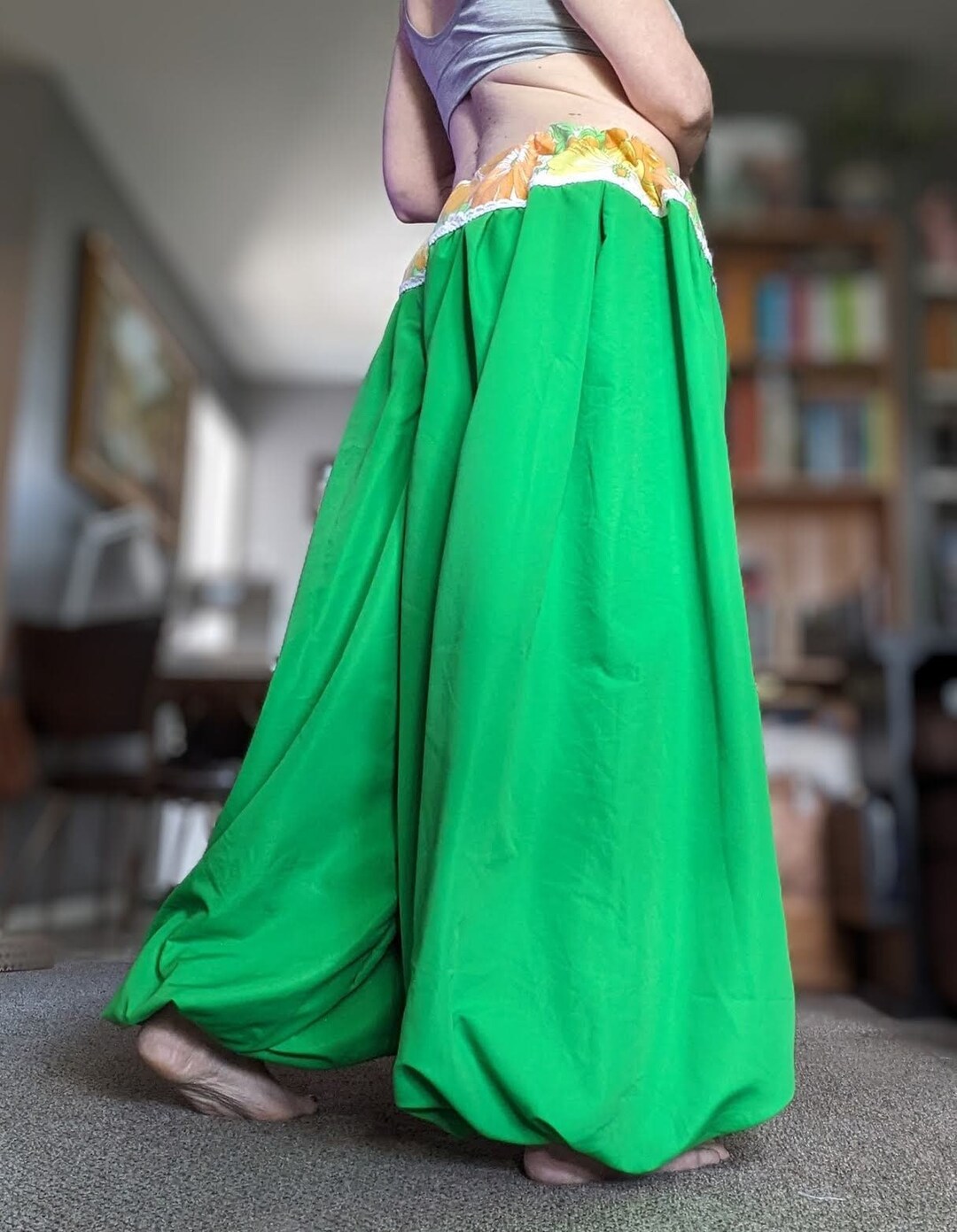 Eco-chic Boho Genie Harem Pants Emerald Genie Princess - Etsy