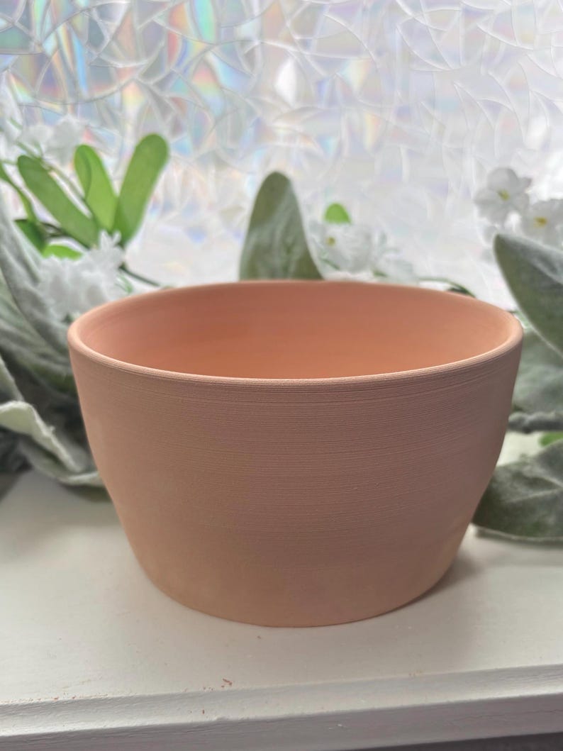 Handmade Terra Cotta Planter Pot: Unglazed Red Clay, Wheel Thrown - Etsy