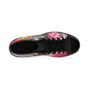 Men's Original Artsy Shoes Colorful Funky Unique Print Sneakers, LGBTQ ...