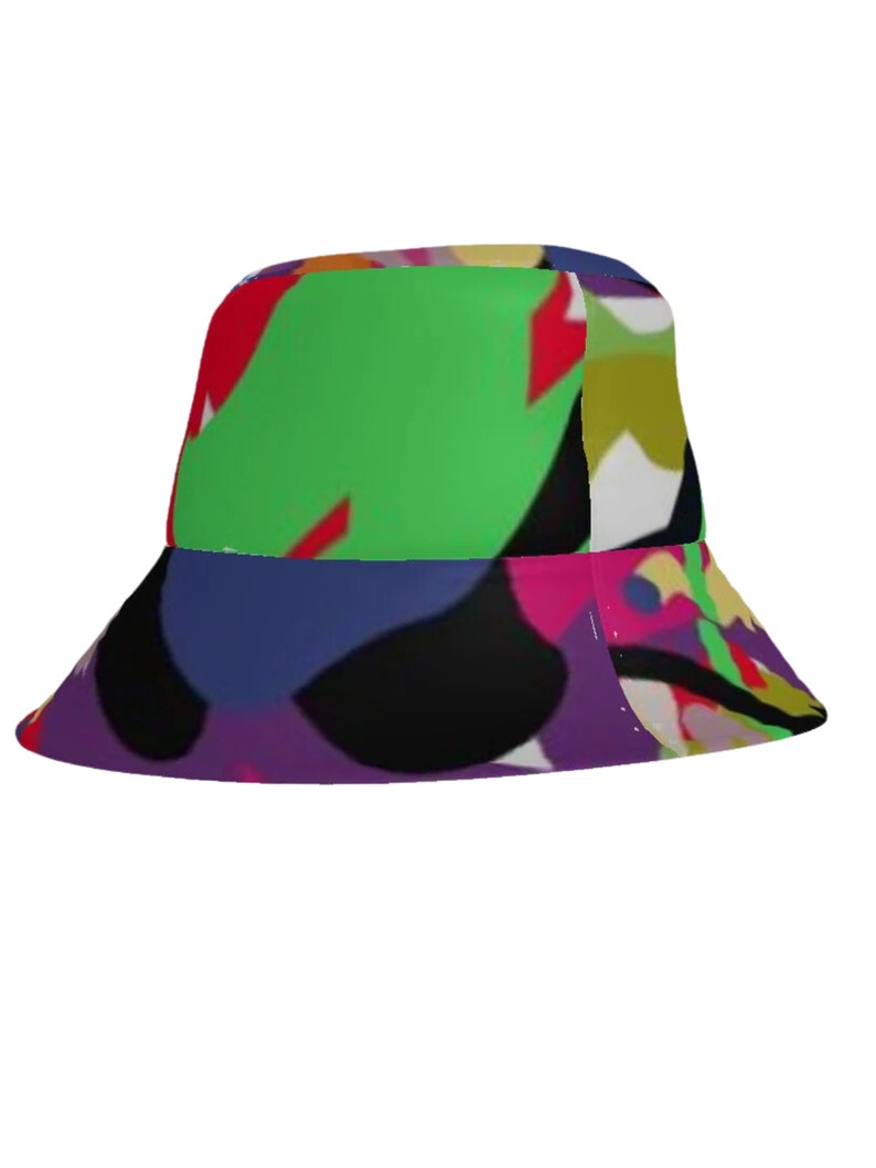 Artistic Glamour Essential: Multicolor Summer Fun Funky Chic Bob-bucket ...