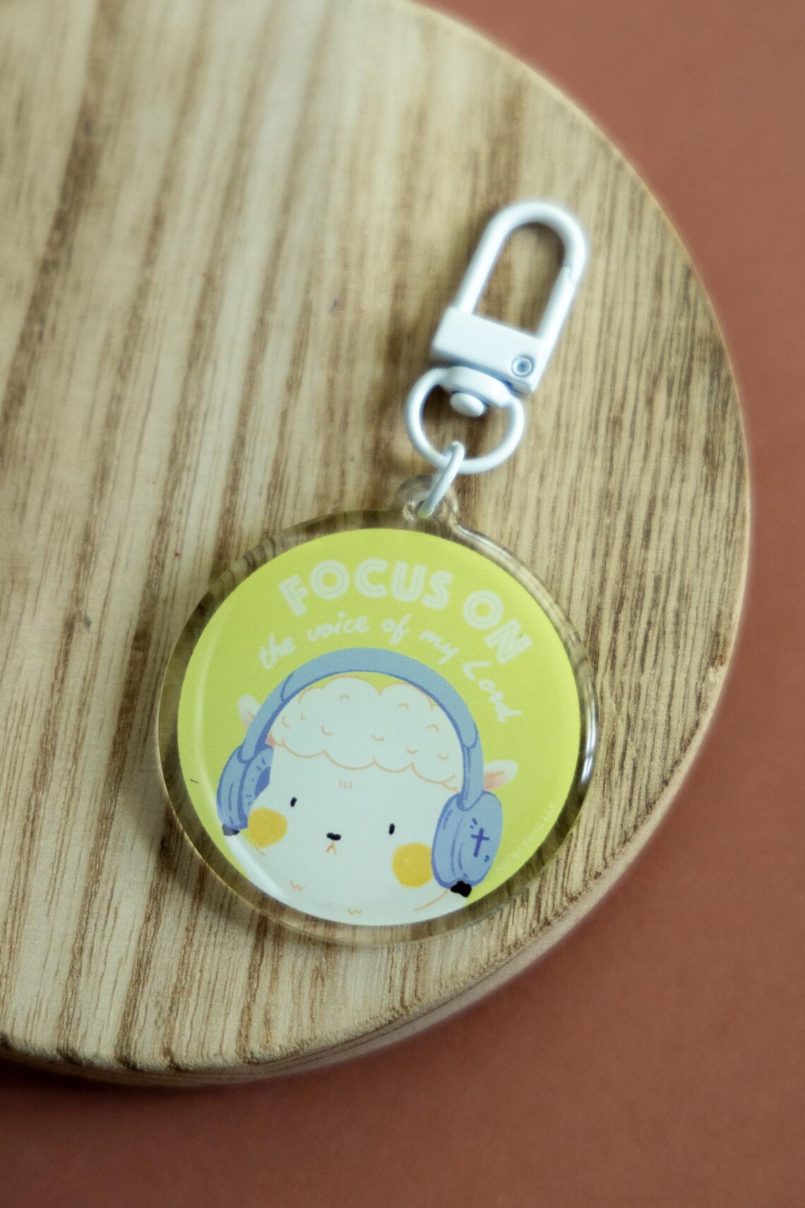 Christian Acrylic Keychain, Sheep Bible Verse, Fellowship Gift - Etsy