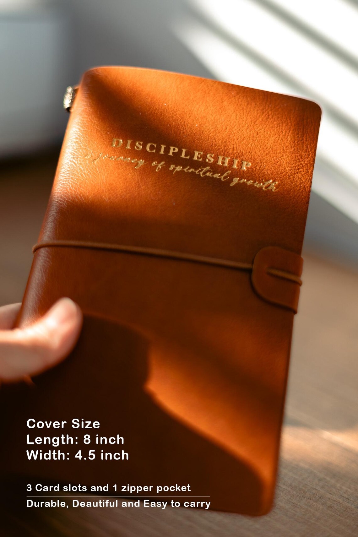 Christian Leather Discipleship Journal: A6 Vintage Notebook - Etsy