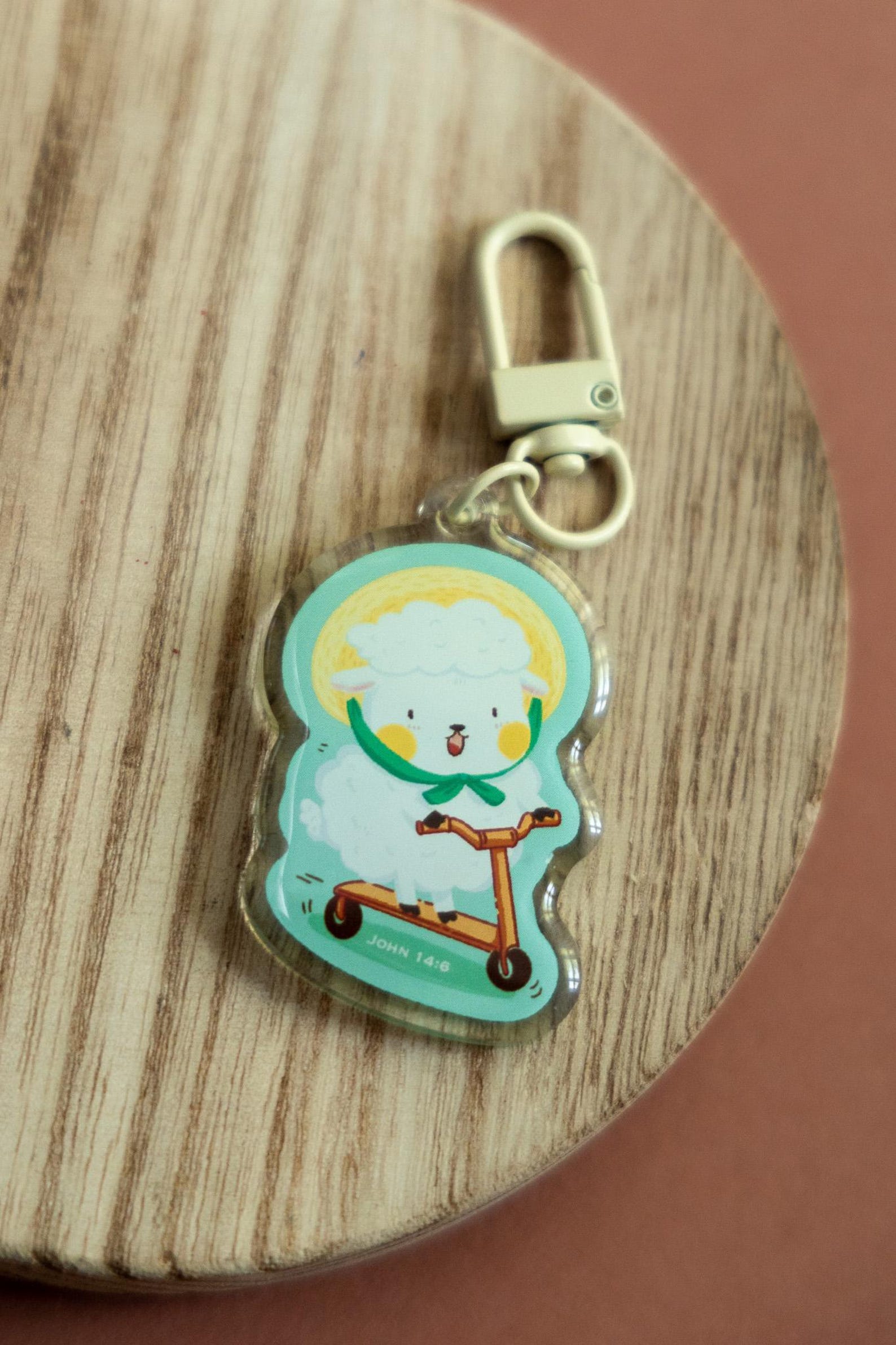 Christian Acrylic Keychain, Sheep Bible Verse, Fellowship Gift - Etsy