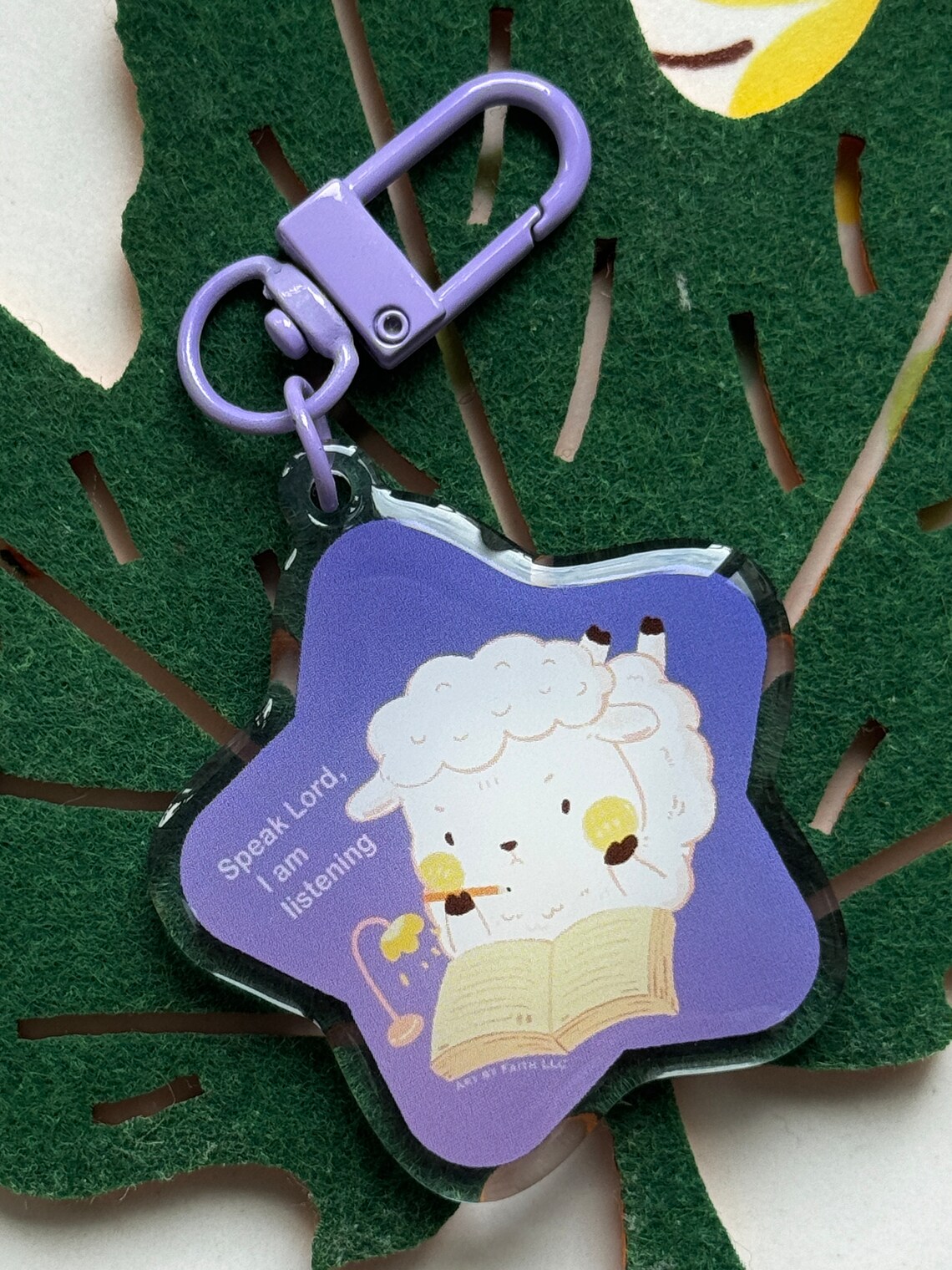 Christian Acrylic Keychain, Sheep Bible Verse, Fellowship Gift - Etsy