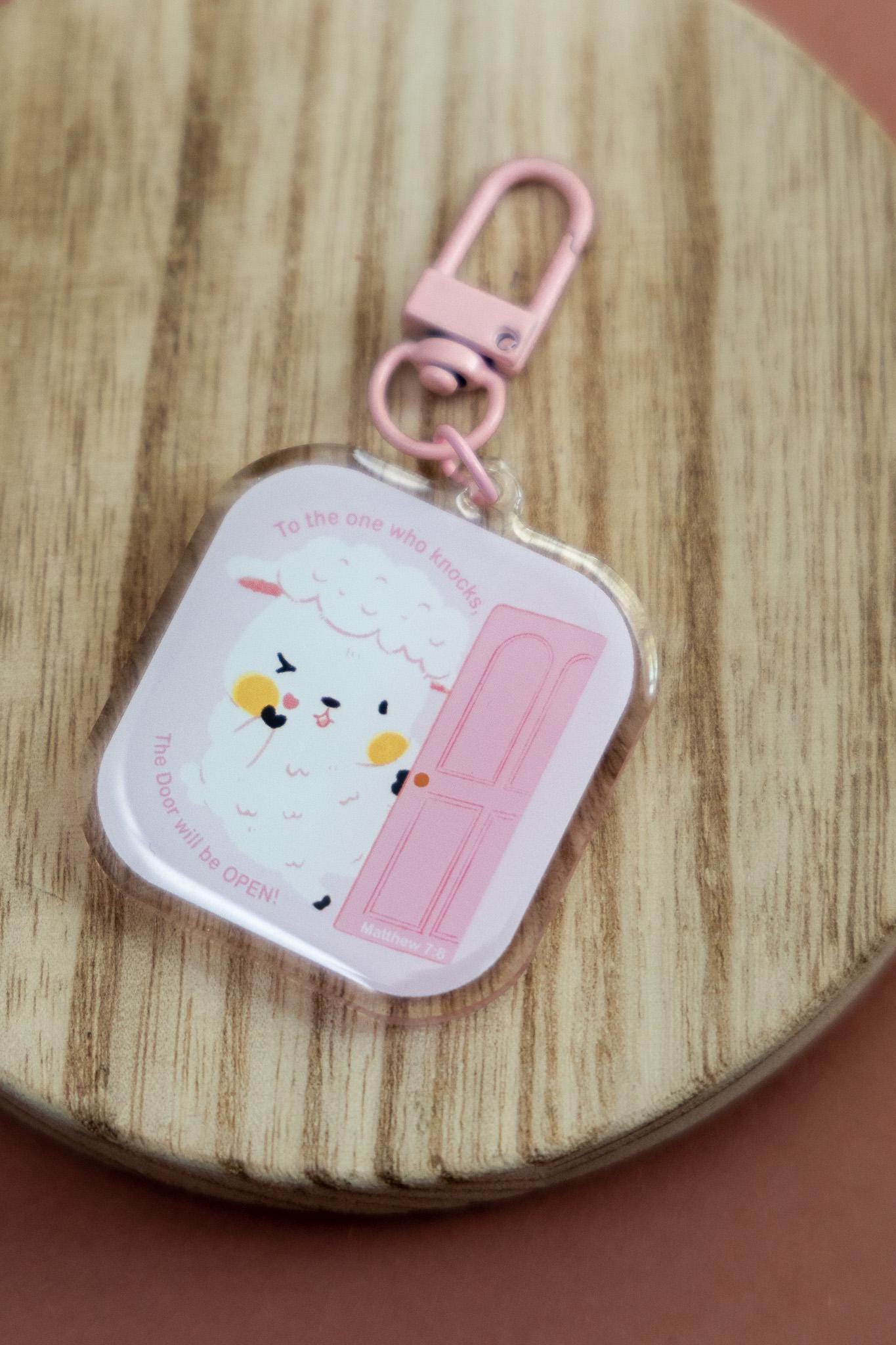 Christian Acrylic Keychain, Sheep Bible Verse, Fellowship Gift - Etsy