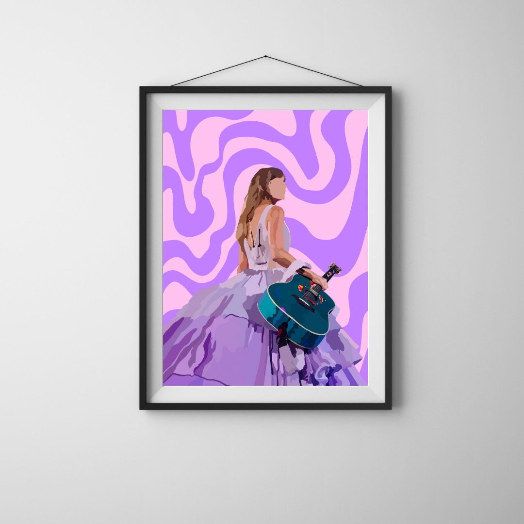 Taylor Swift Poster a4 Taylor Swift Art Print Swiftie - Etsy
