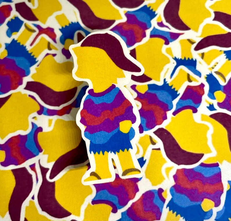 Lisa Simpson Vinyl Sticker - Glossy Laptop Decal - Etsy