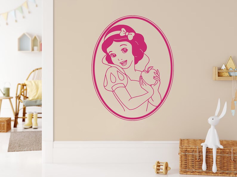 Snow White Decal Disney Snow White Decal Princess Decal Wall Princess ...