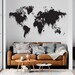 World Map Decal World Map Travel Decal Melting World Map Decal Global ...