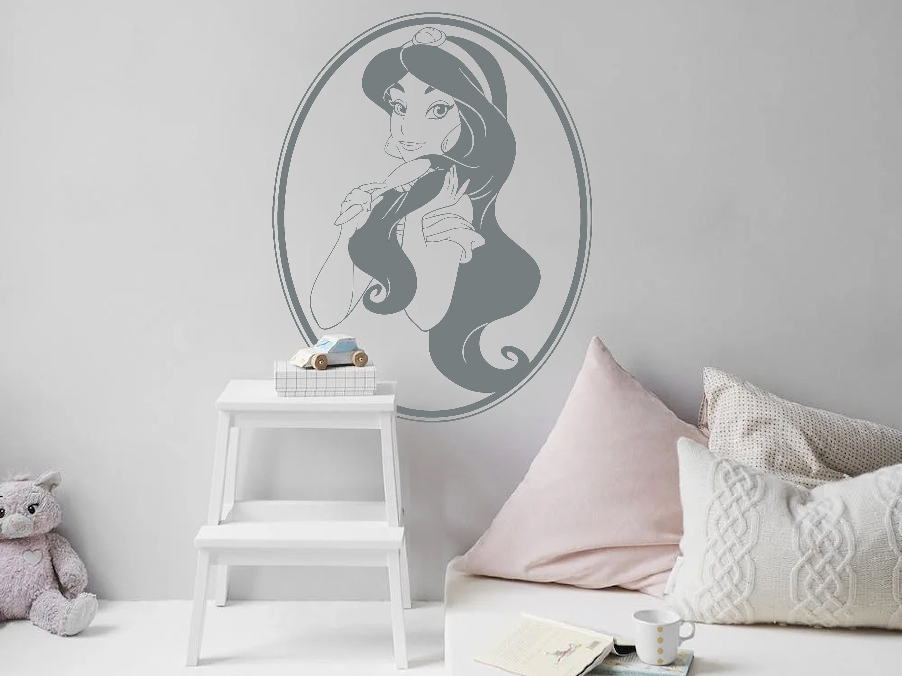 Jasmine Decal Disney Jasmine Decal Princess Jasmine Decal Wall Princess ...