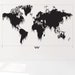 World Map Decal World Map Travel Decal Melting World Map Decal Global ...