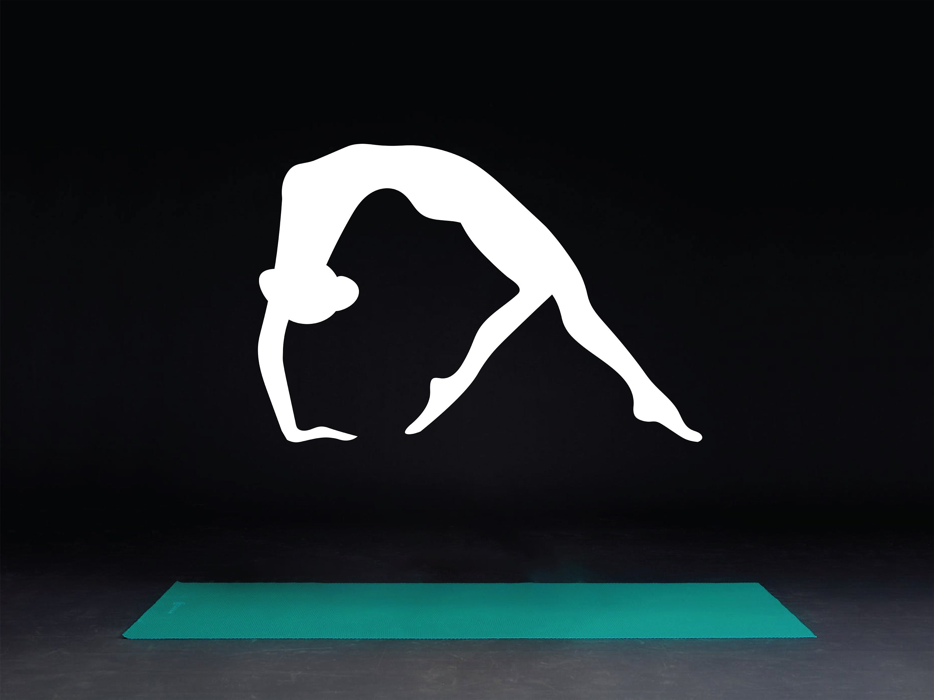 Yoga Poses Decal Yoga Decal Sun Salutation Decal Vinyl Sticker Yoga ...
