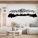 Mountain View Vinyl Decal Mountain Trees Sticker Mountains Wall Decal ...