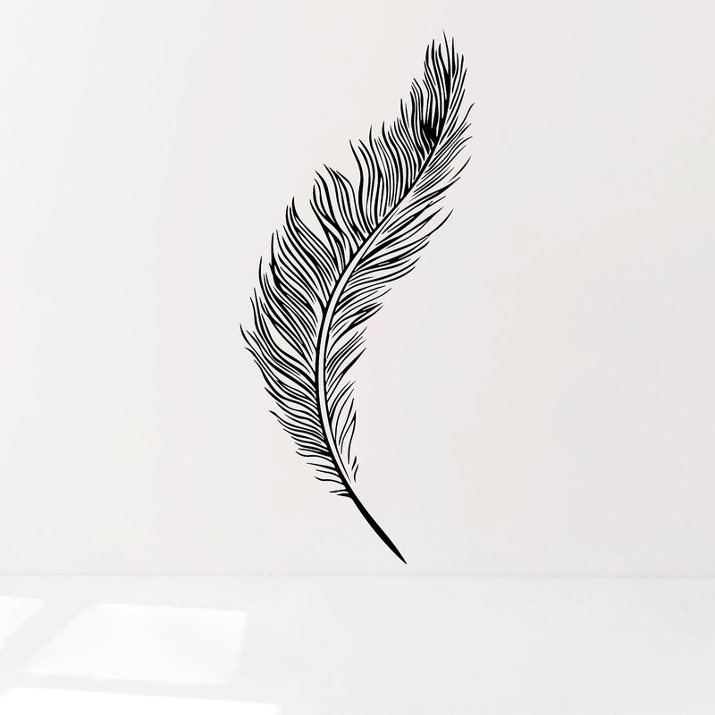 Feather Wall Decals - Etsy