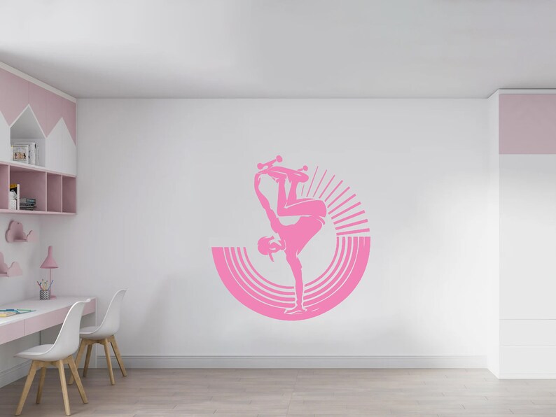 Skateboarder Decal Skateboard Decal Teen Room Wall Decal Board Wall ...