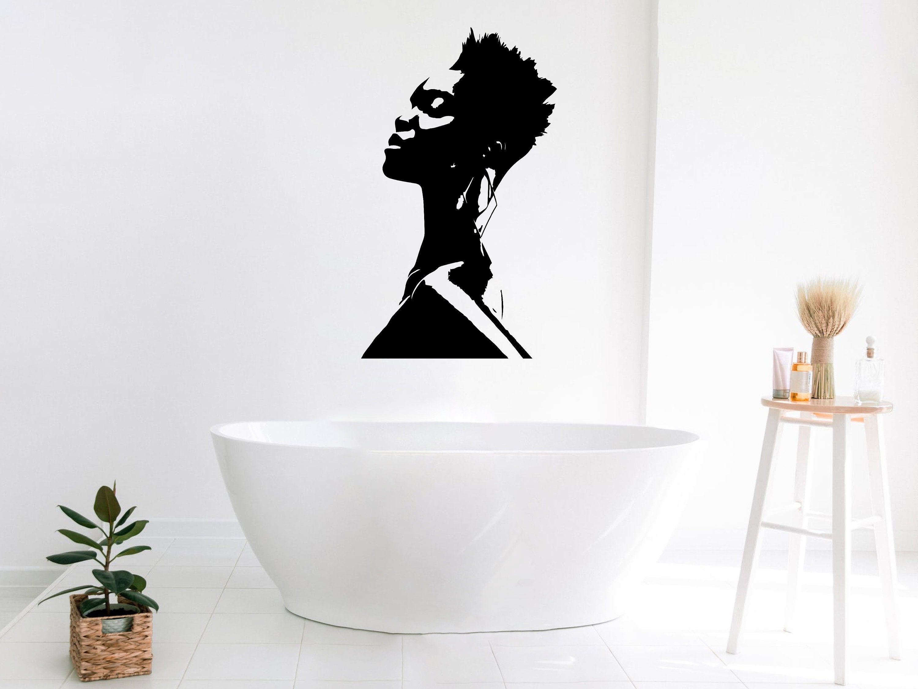 Modern Decal Modern Afro Women Decal Afro American Women Decal Afro ...