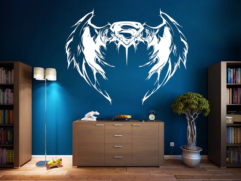 Superman Wings Decal Superman Decal Superman Sign Decal Superman ...