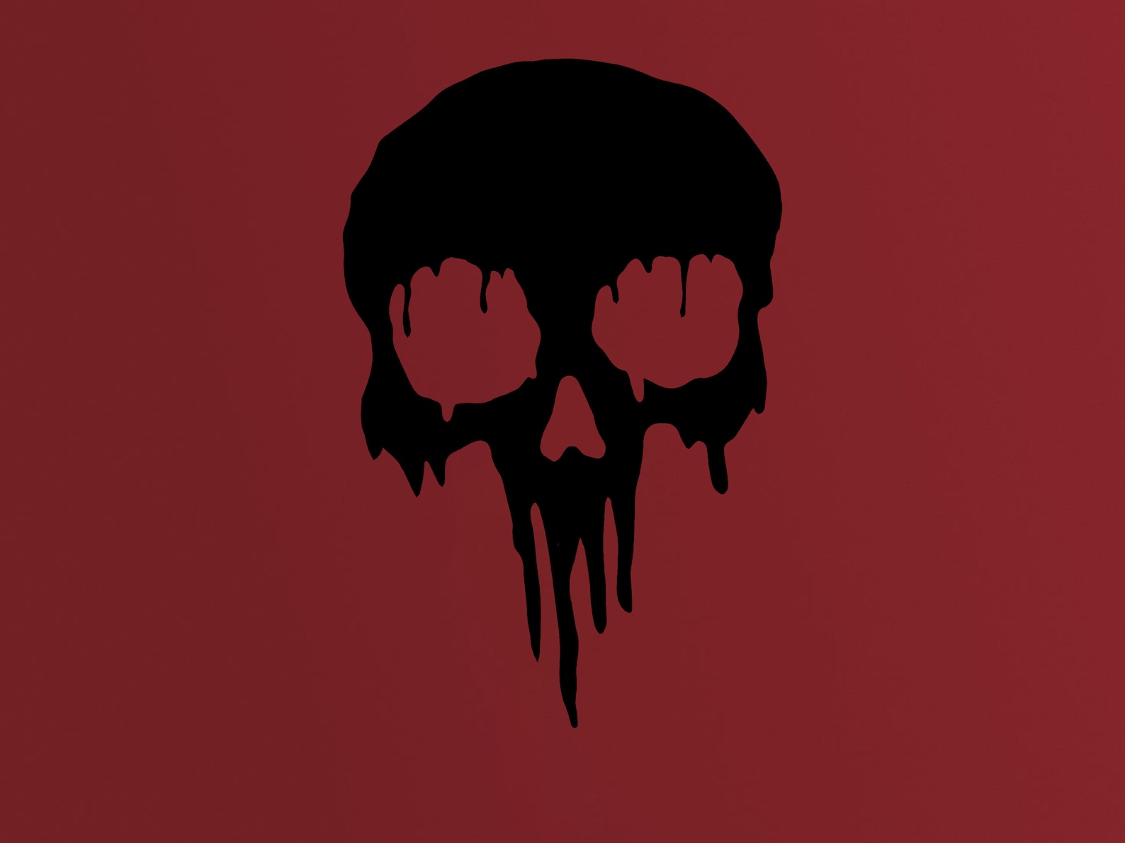 Skull Decal Dripping Skull Decal Car Skull Decal Permanent Vinyl Decal ...