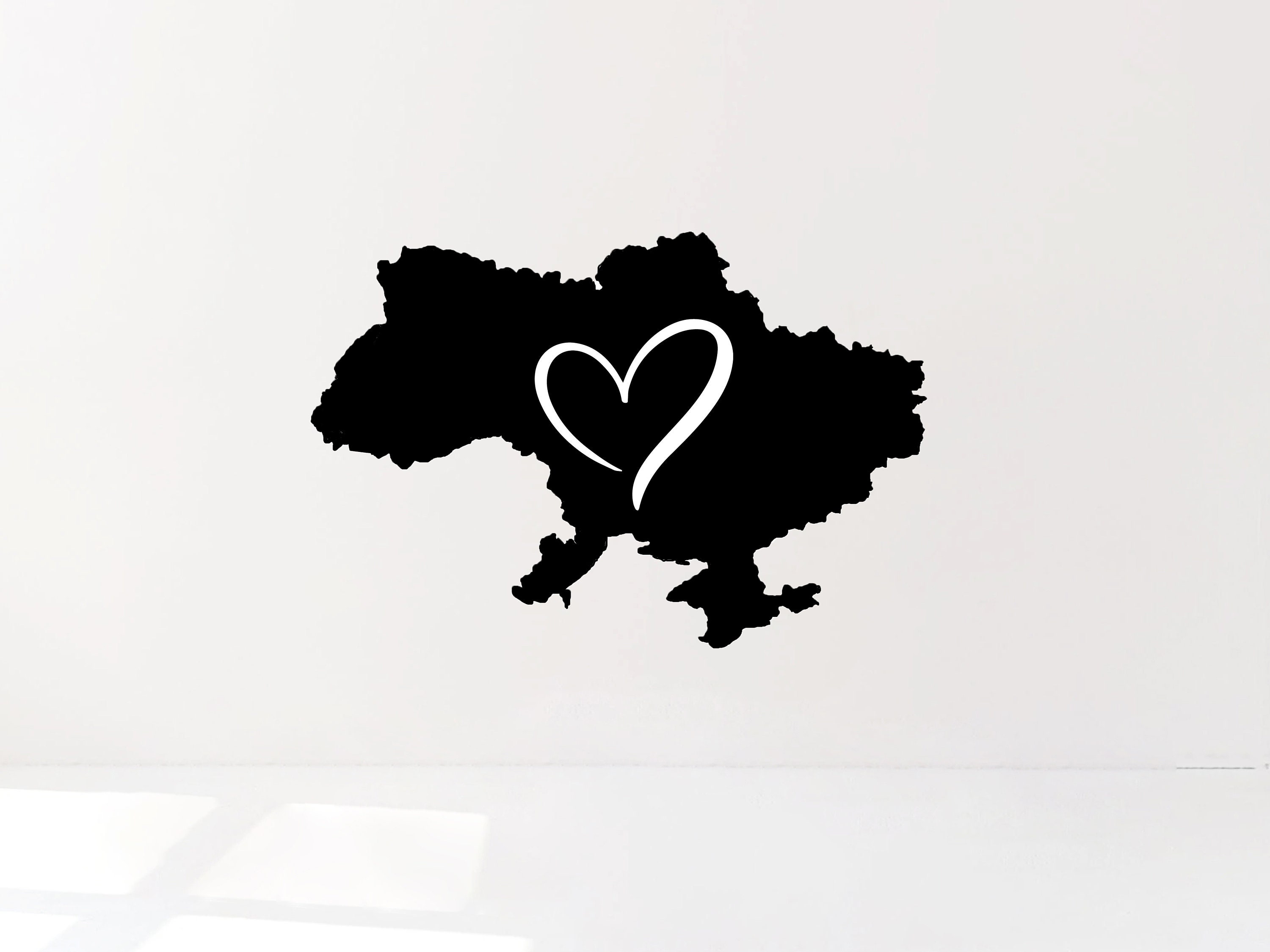 Ukraine Map Decal Ukraine No War Decal Ukraine Folk Decal Folk - Etsy