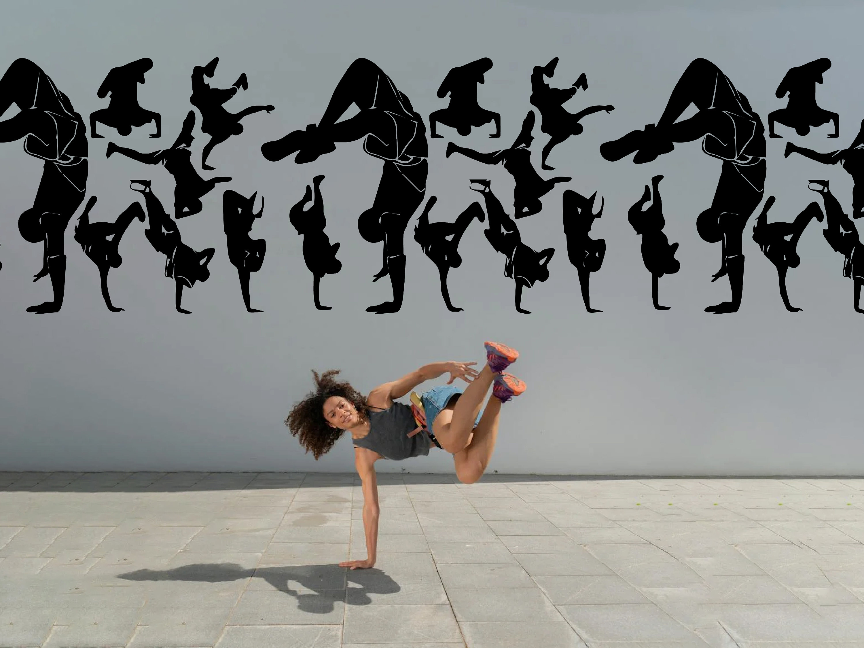 Break Dance Decal Hip Hop Dancers Decal Wall Decals Contemporary Dancer ...