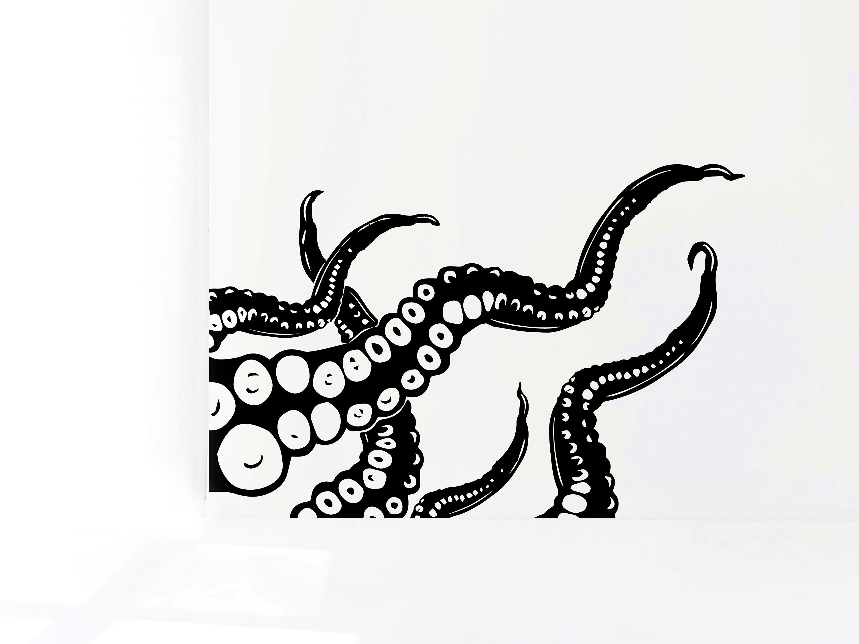 Tentacles Decal Octopus Wall Decor Octopus Wall Decal Tentacle Decal ...